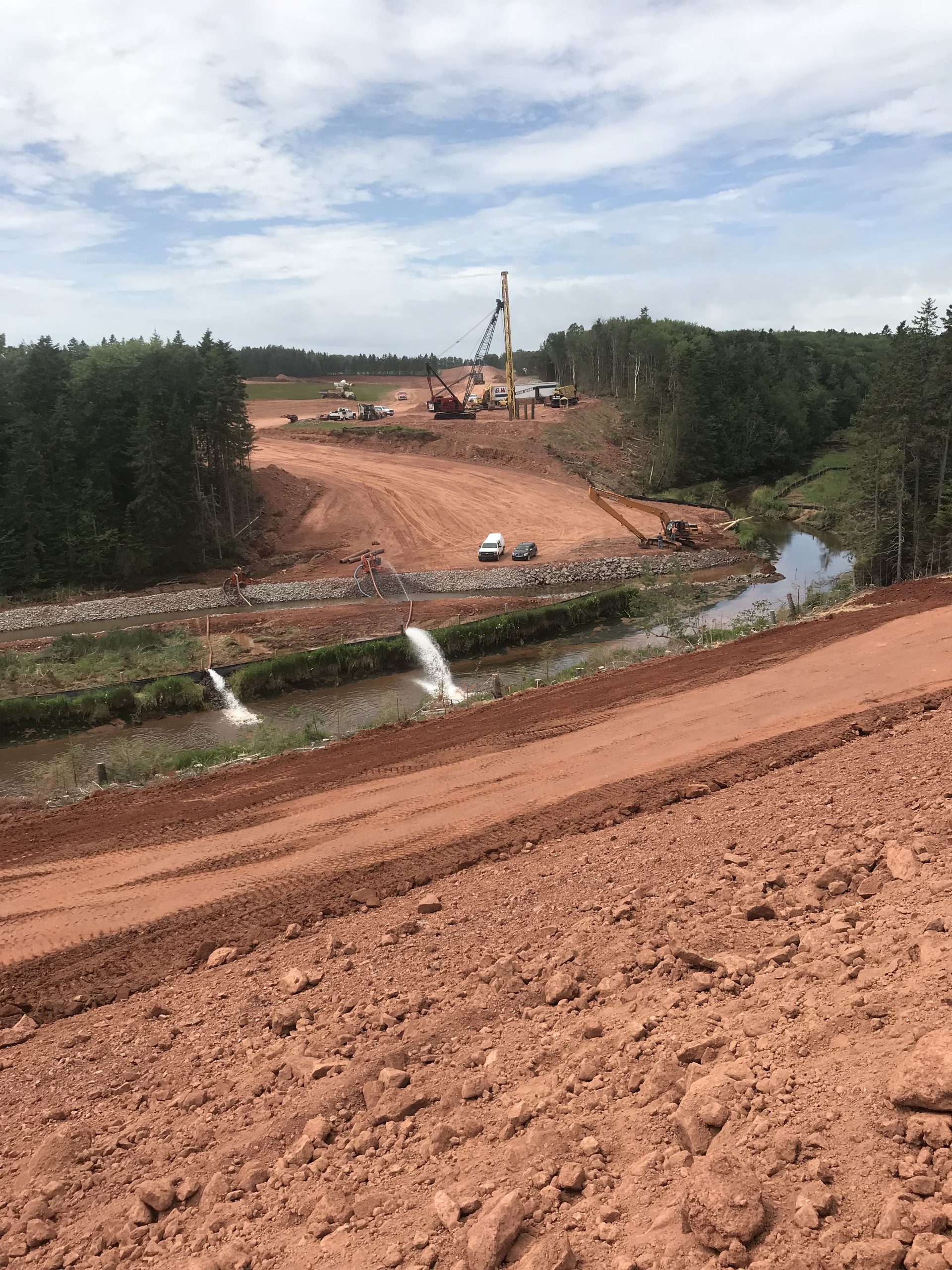 Cornwall Highway Re-Alignment - Island Coastal Services Ltd.